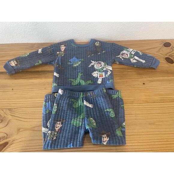 Disney | Pajamas | Disney Pixar Pajama 2pc Set Kids Size 4t Blue Toy ...